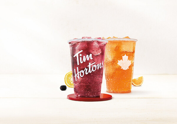 A lightly bubbly, refreshing fruity taste at Tims: Introducing the NEW ...