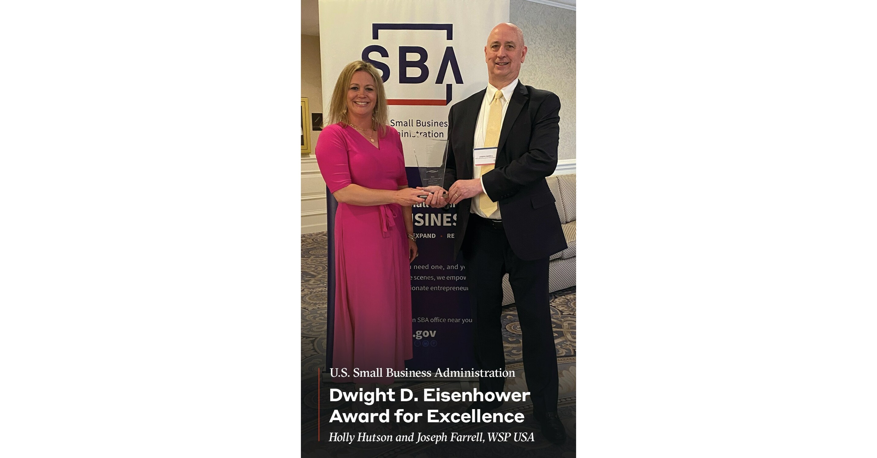 WSP USA Receives Fifth Consecutive Eisenhower Award