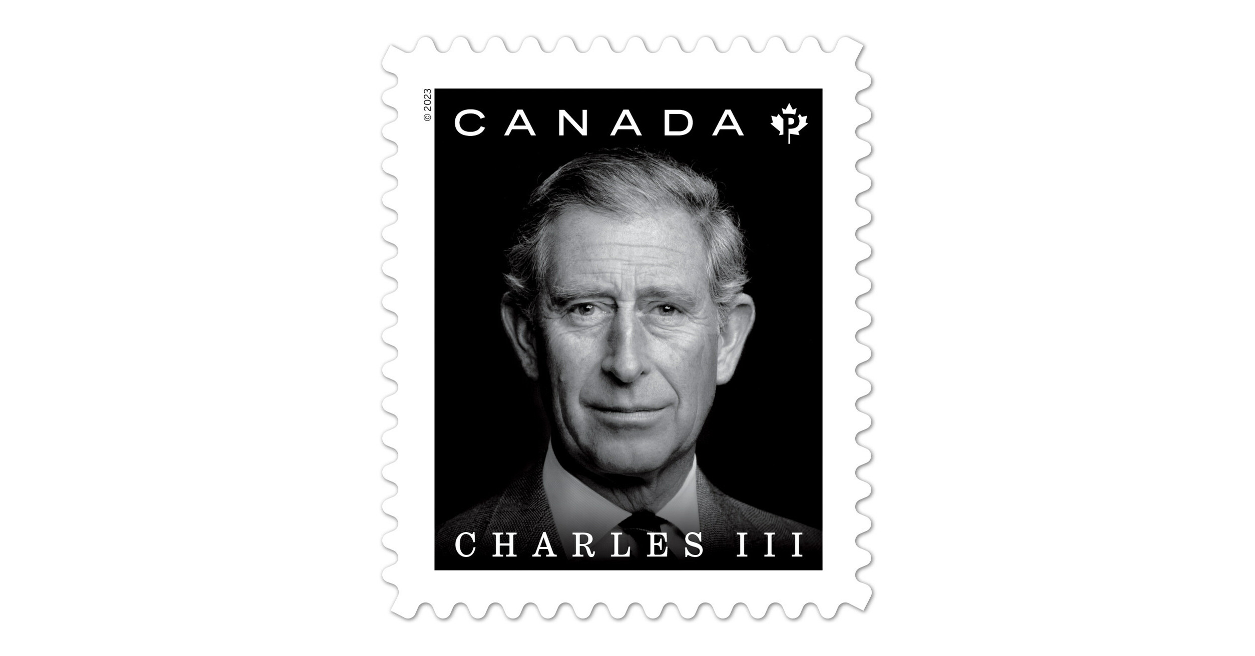 Postes Canada émet le premier timbre canadien à l'effigie de Sa Majesté ...