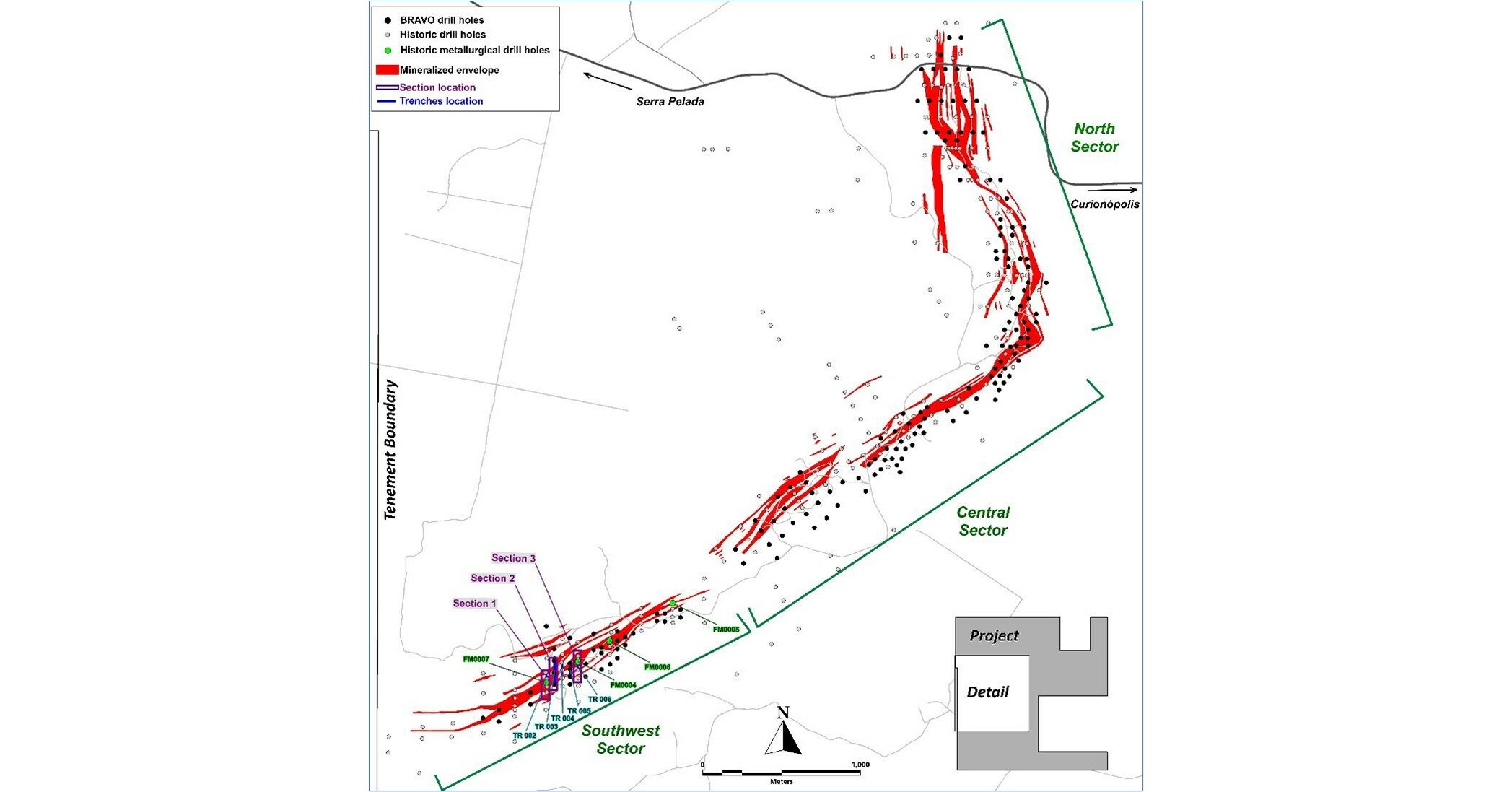 Bravo Trenches Over 140m of Continuous Oxide PGM+Au at Luanga; Receives ...