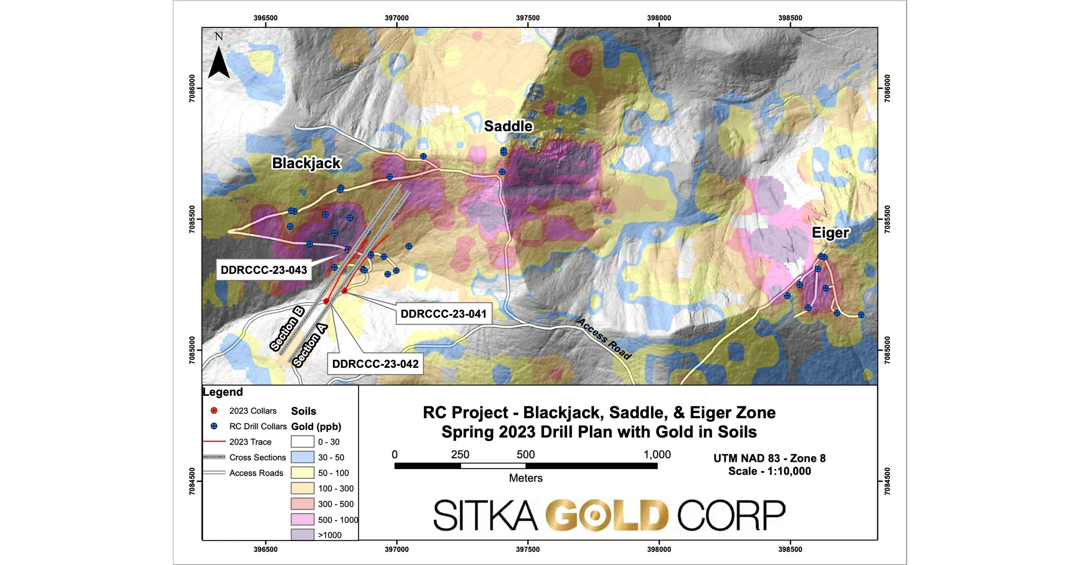Sitka Continues to Intersect Visible Gold and Expand Mineralization at Its Blackjack Gold ...