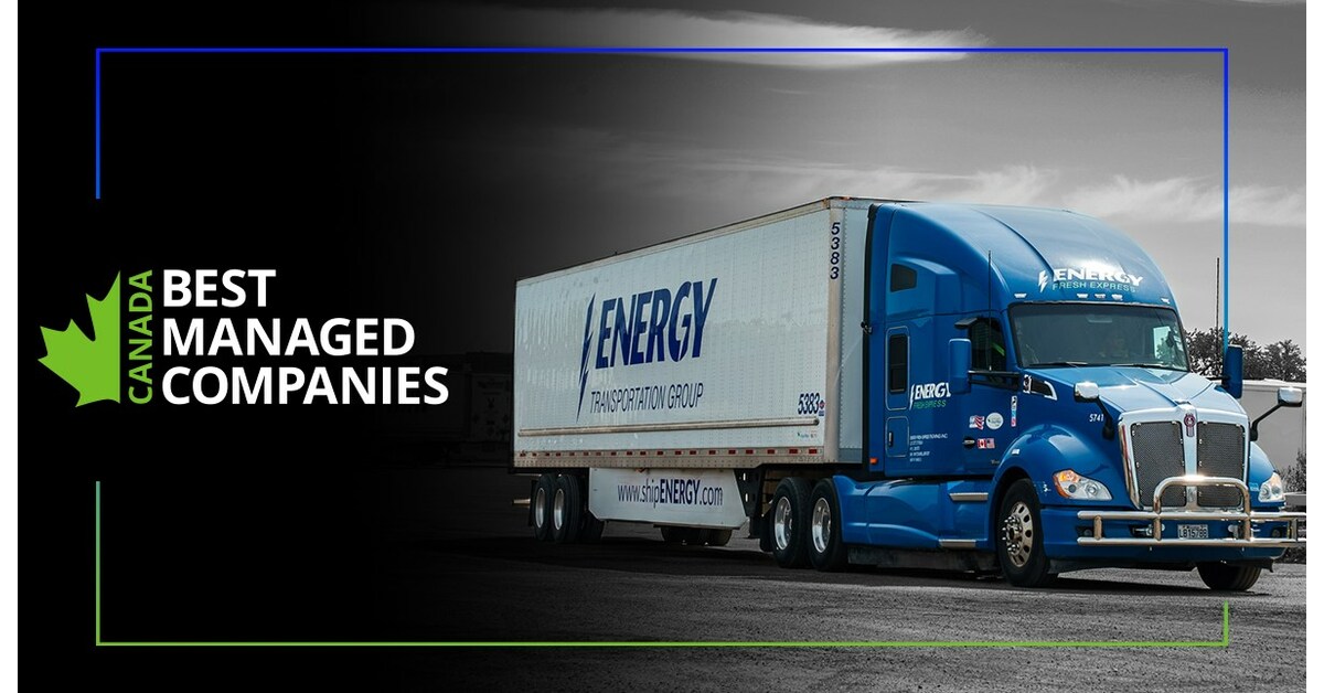 ENERGY Transportation Group named one of Canada's Best Managed Companies
