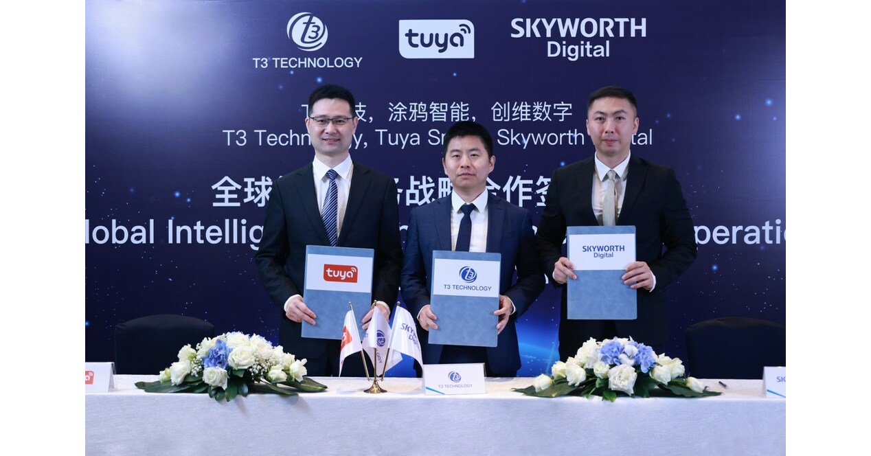 T3 Technology, Tuya Smart and Skyworth Digital signed a strategic ...