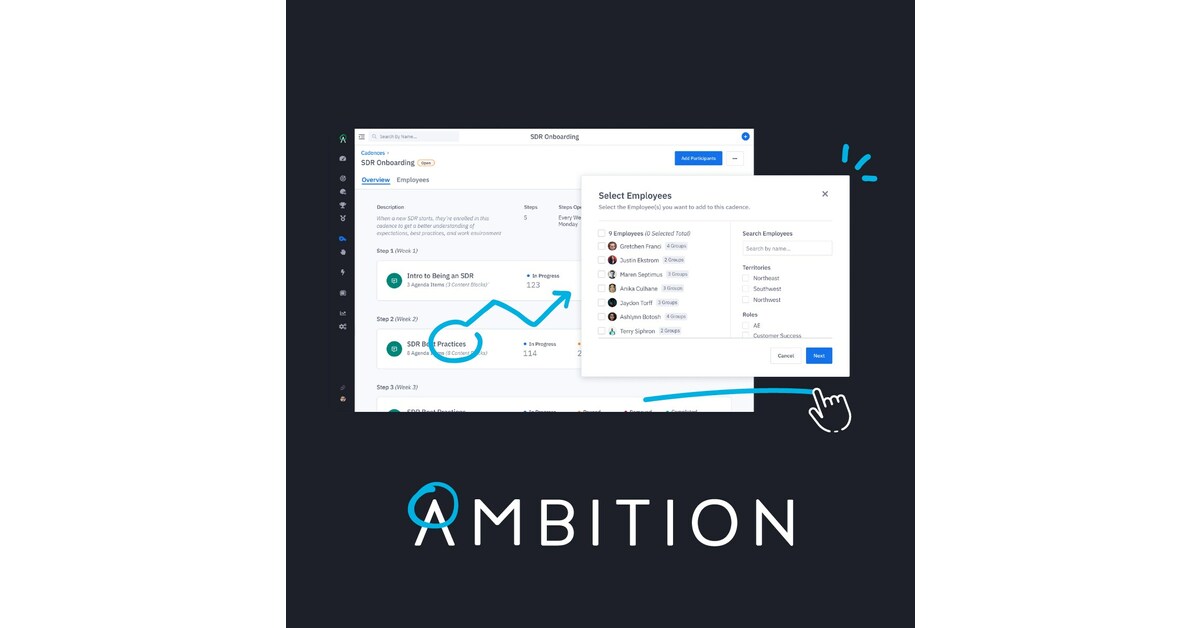 Ambition Introduces Coaching Cadences™, the Sales Coaching Software Defining Sales Readiness