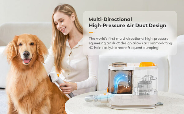 PalFur Launches World's First Dual-Air Pet Grooming Vacuum Channel with ...