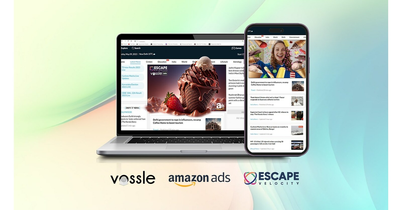 Escape Velocity (exclusive reseller of Sizmek by Amazon in India) partners with Vossle for ...