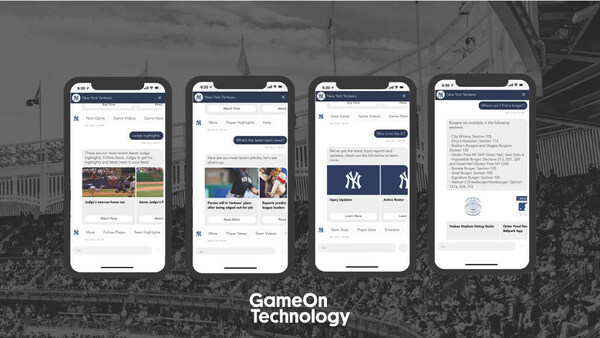 NEW YORK YANKEES AND GAMEON TECHNOLOGY TEAM UP TO ENHANCE DIGITAL FAN ...