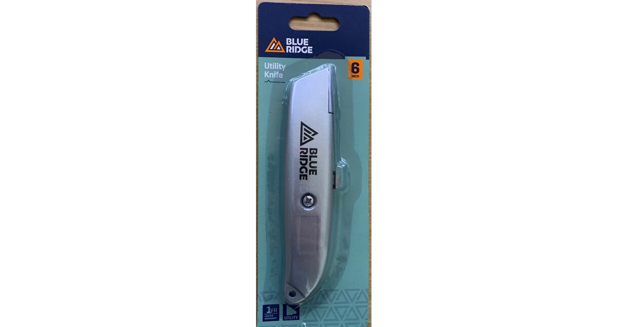 Positec Recalls Blue Ridge Utility Knives Due to Laceration Hazard ...