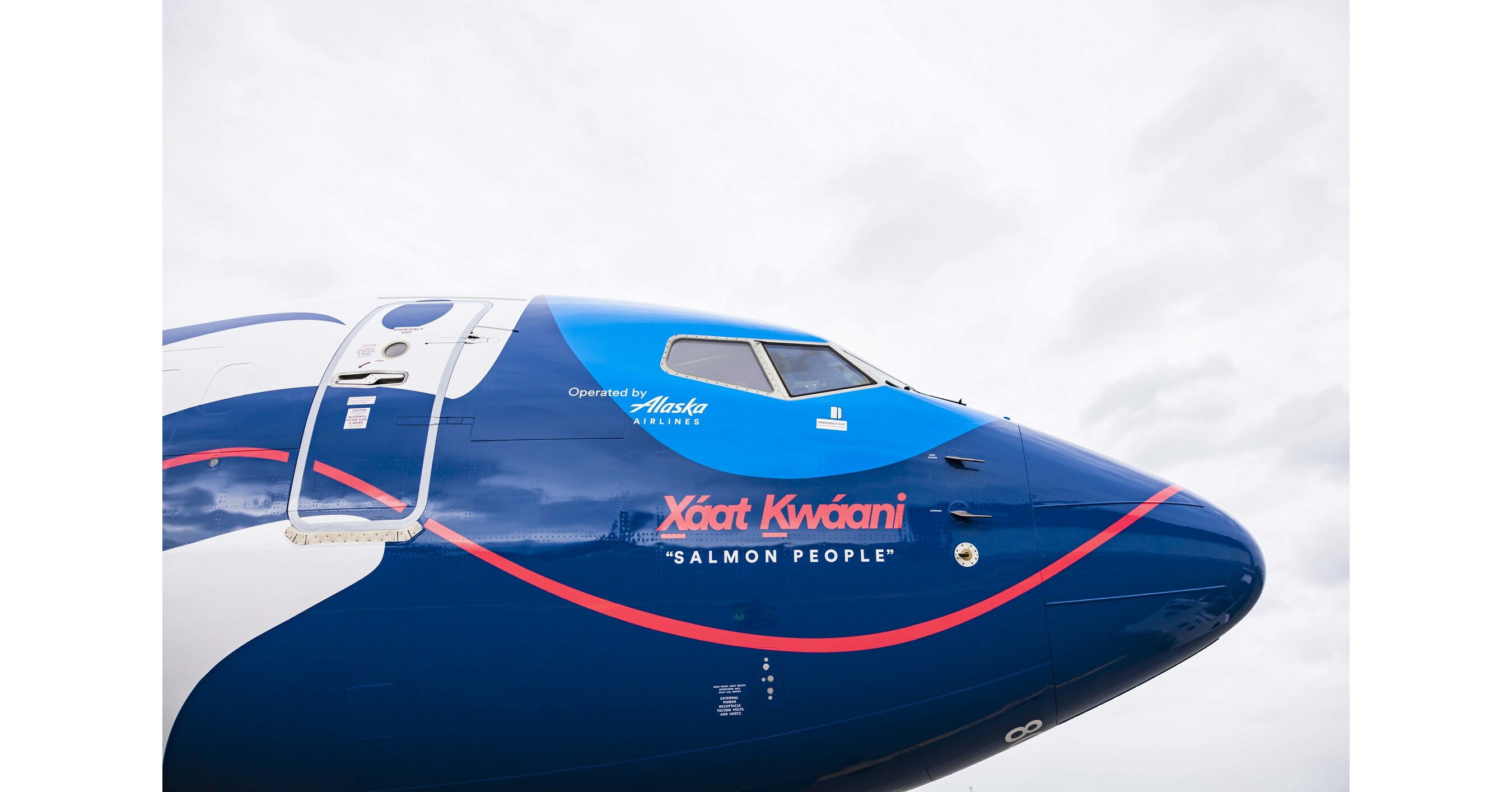 Alaska Airlines unveils salmon livery designed by Alaska Native artist ...