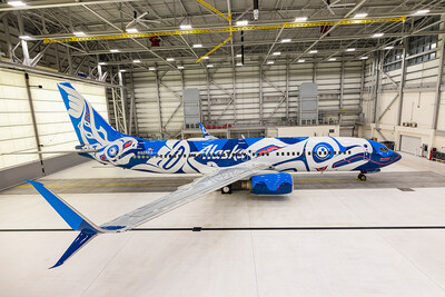 Alaska Airlines unveils salmon livery designed by Alaska Native artist ...
