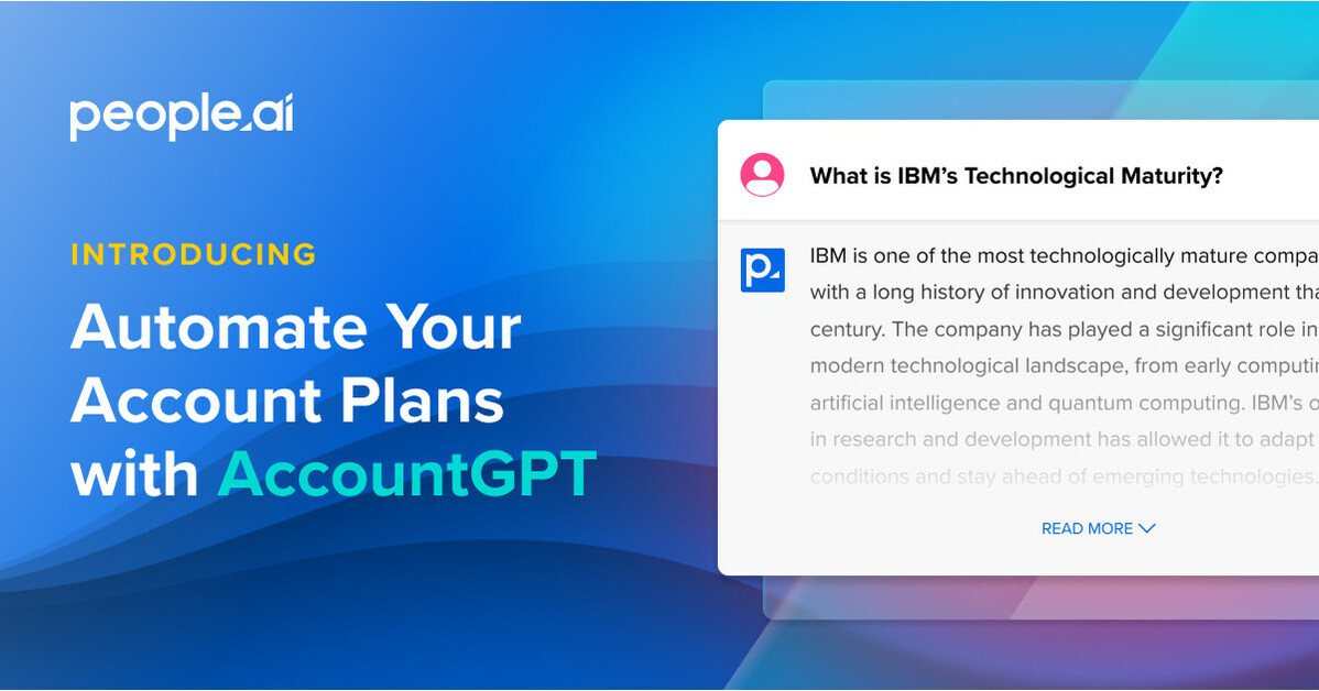 People.ai Unveils AccountGPT to Streamline Account Planning