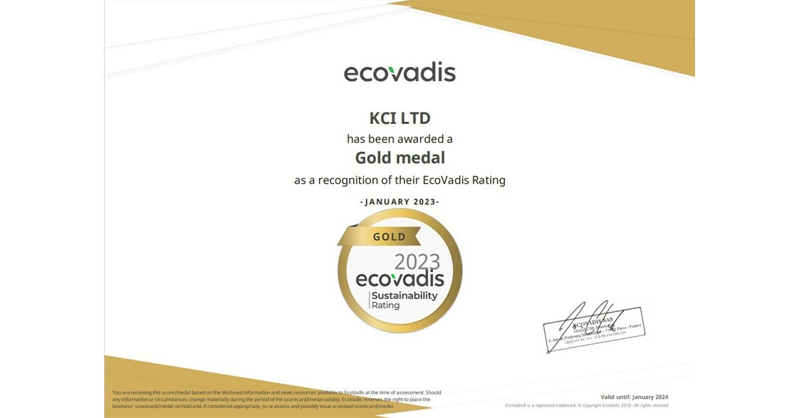 KCI, a subsidiary of Samyang Group, has been awarded a 'Gold Medal' in ...