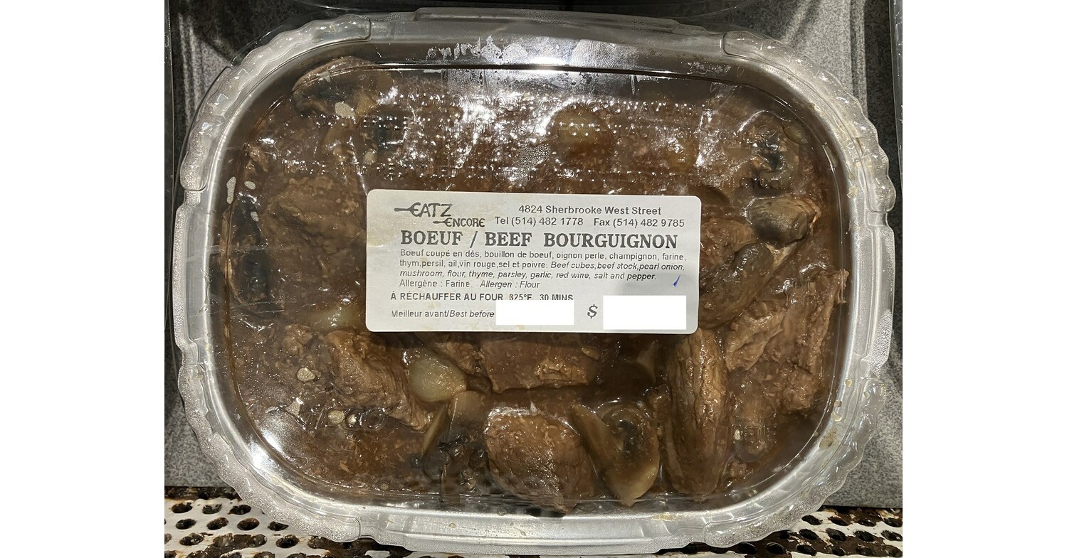 Présence non déclarée de certains allergènes dans divers plats cuisinés ...