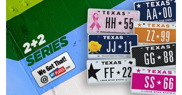 My Plates releases 2+2 Series that are EZ to remember!
