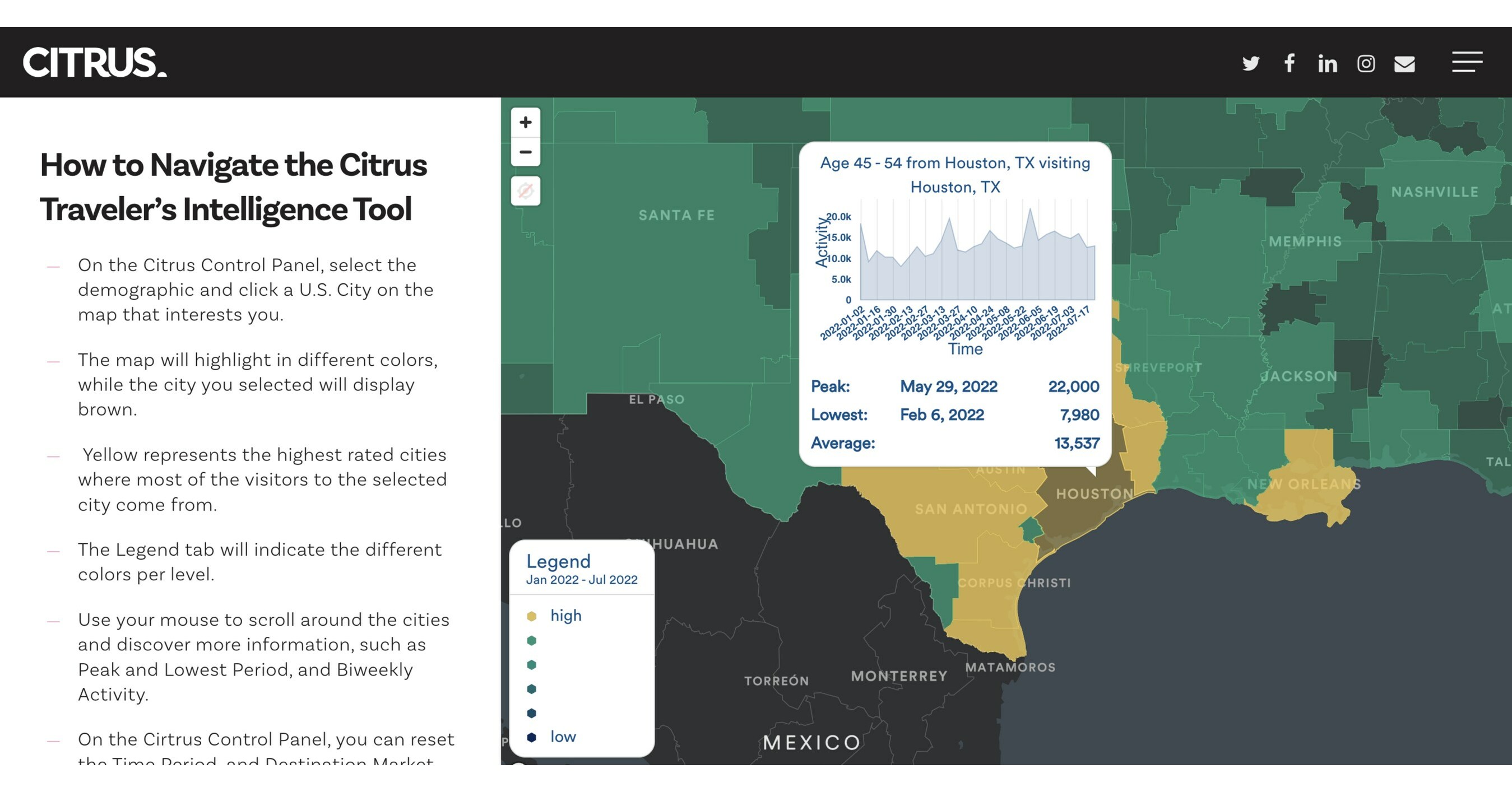 Citrus Advertising demos new data-driven travel marketing tool at IPW 2023