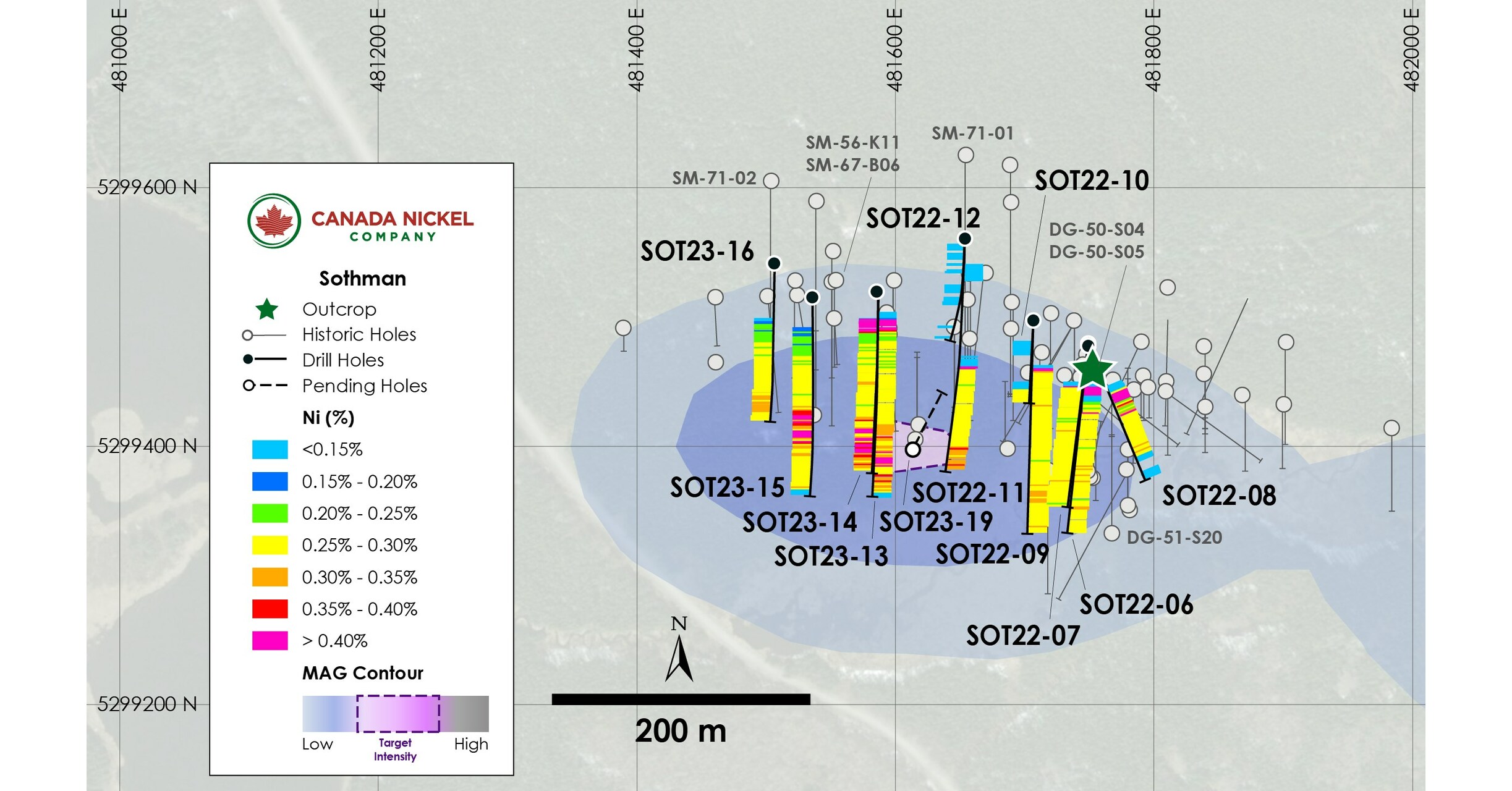 Canada Nickel Announces New Discovery at Mann Northwest Property ...