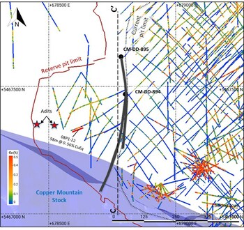 Copper Mountain Intersects Highest Grade Copper-Gold Mineralization including 104 metres of 1.01 ...