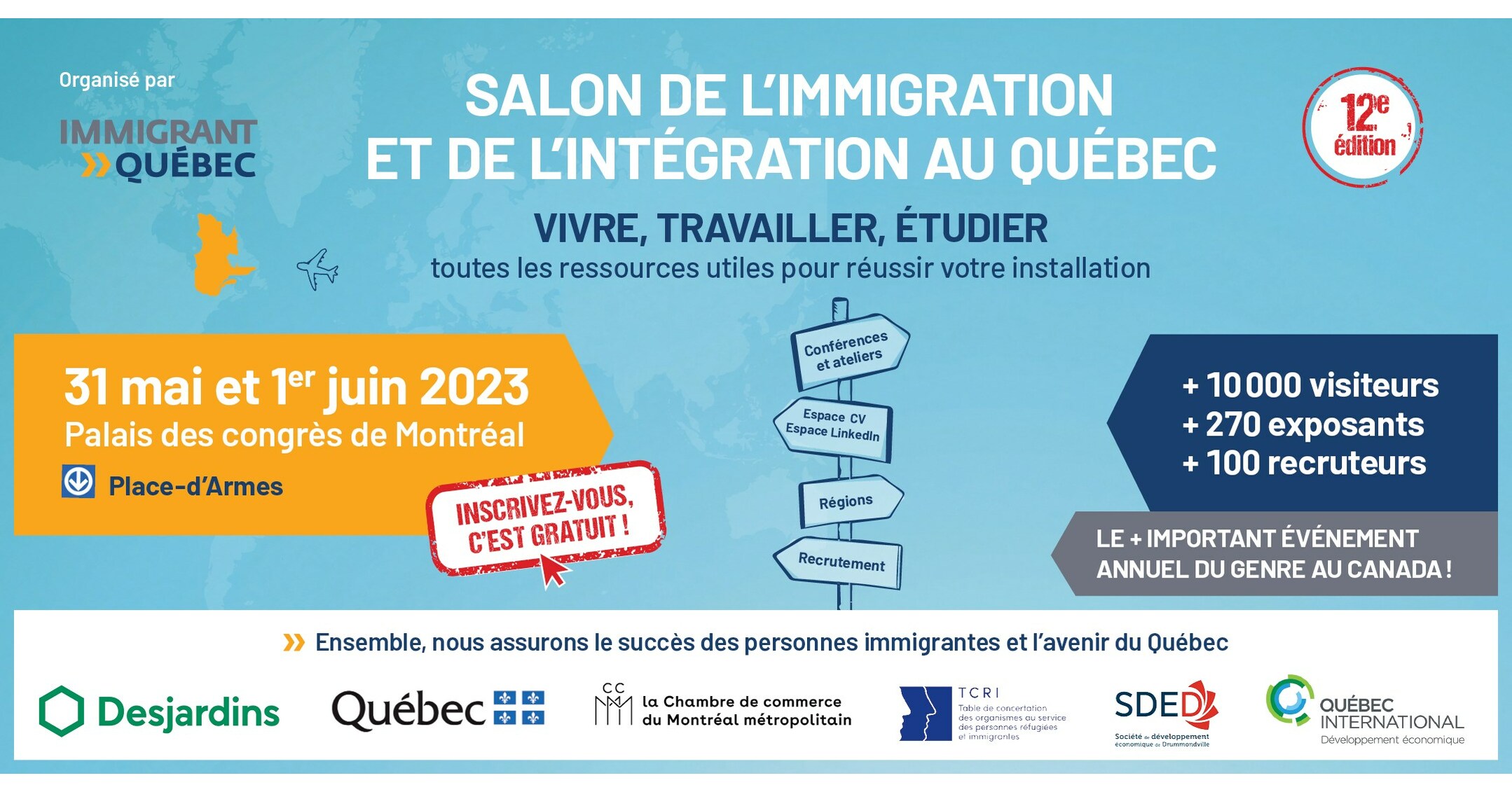 Salon de l'immigration et de l'intégration au Québec