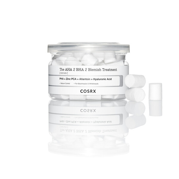 COSRX Launches the AHA 2 BHA 2 Blemish Treatment Serum Providing a ...