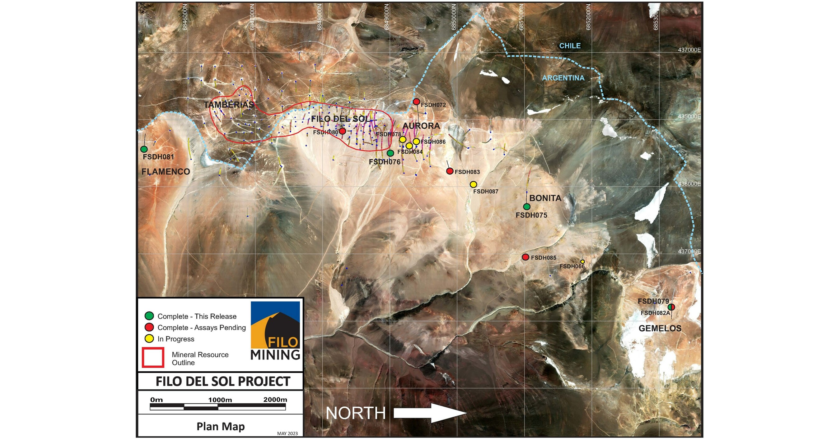 Filo Mining Expands Bonita Over 200m East with 1,365m at 0.42% CuEq ...
