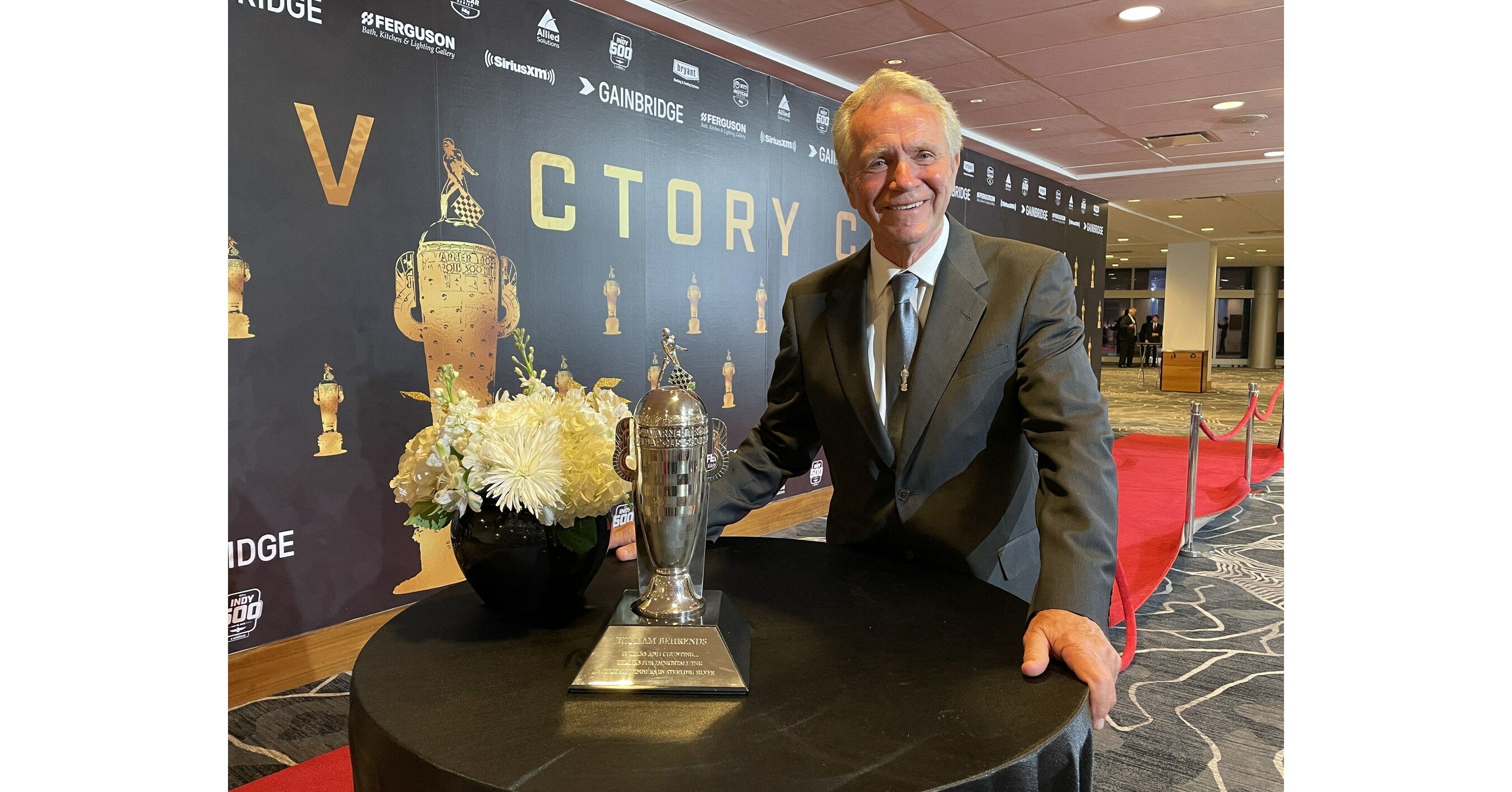 Long-Time Borg-Warner Trophy® Sculptor William Behrends Presented with ...