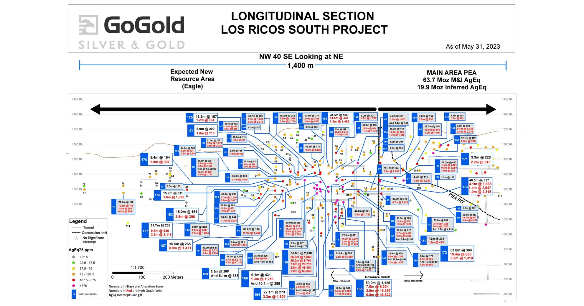GoGold Intercepts High Grade at Los Ricos South