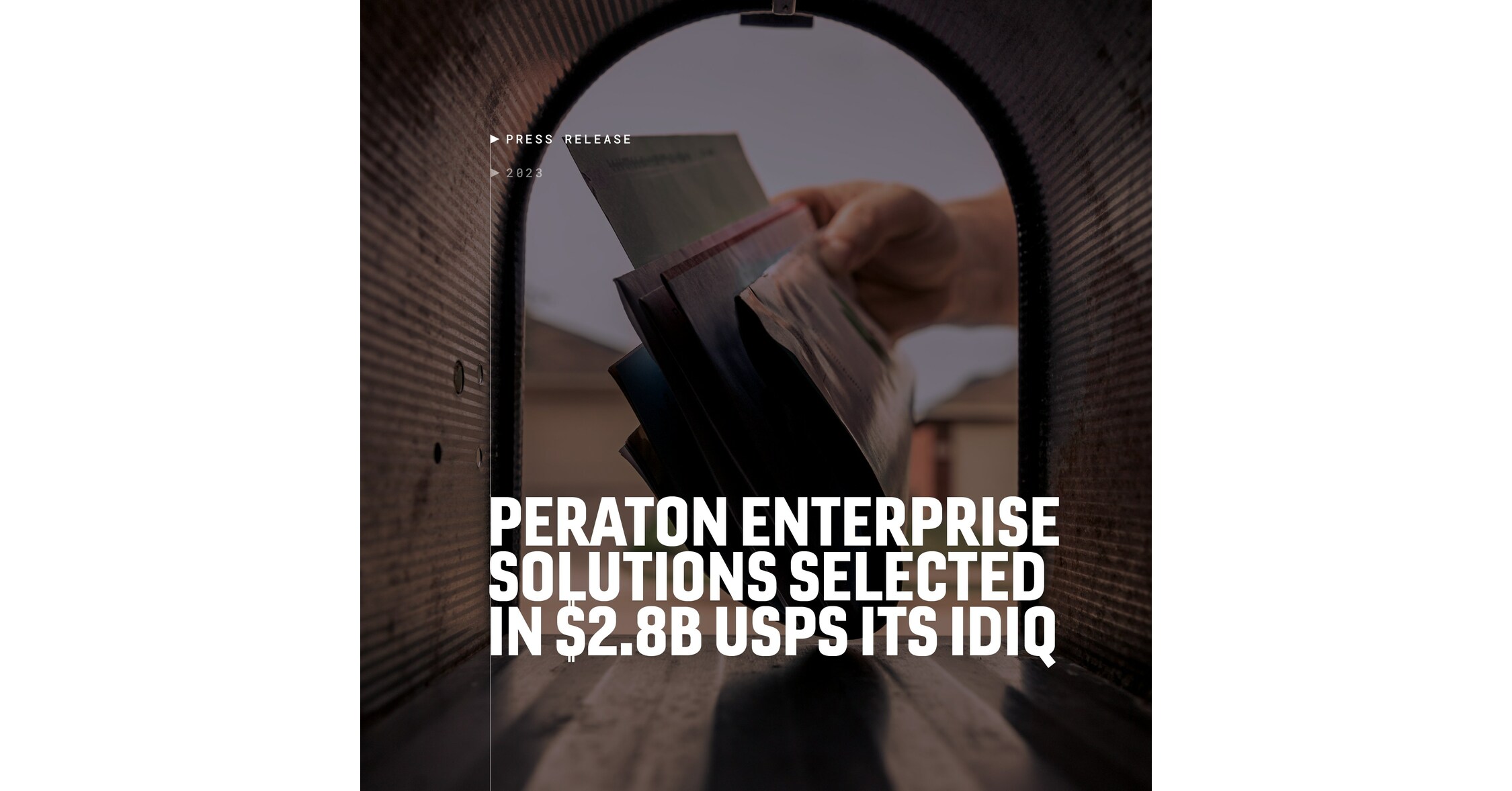 Peraton Enterprise Solutions Selected in $2.8B USPS ITS IDIQ
