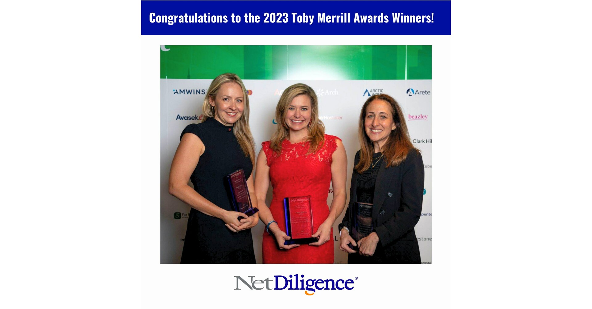 NetDiligence Announces Recipients of 2023 Toby Merrill Awards