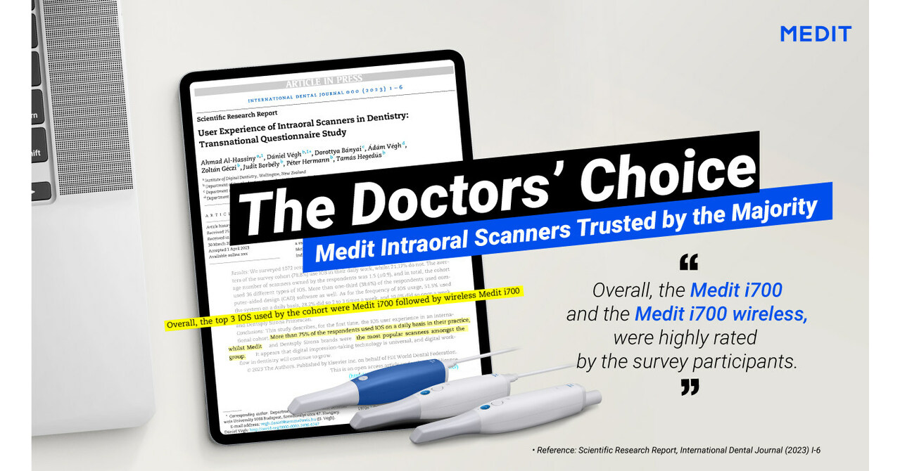 Scientific Research Report Highlights Medit i700 wireless, Medit i700 ...