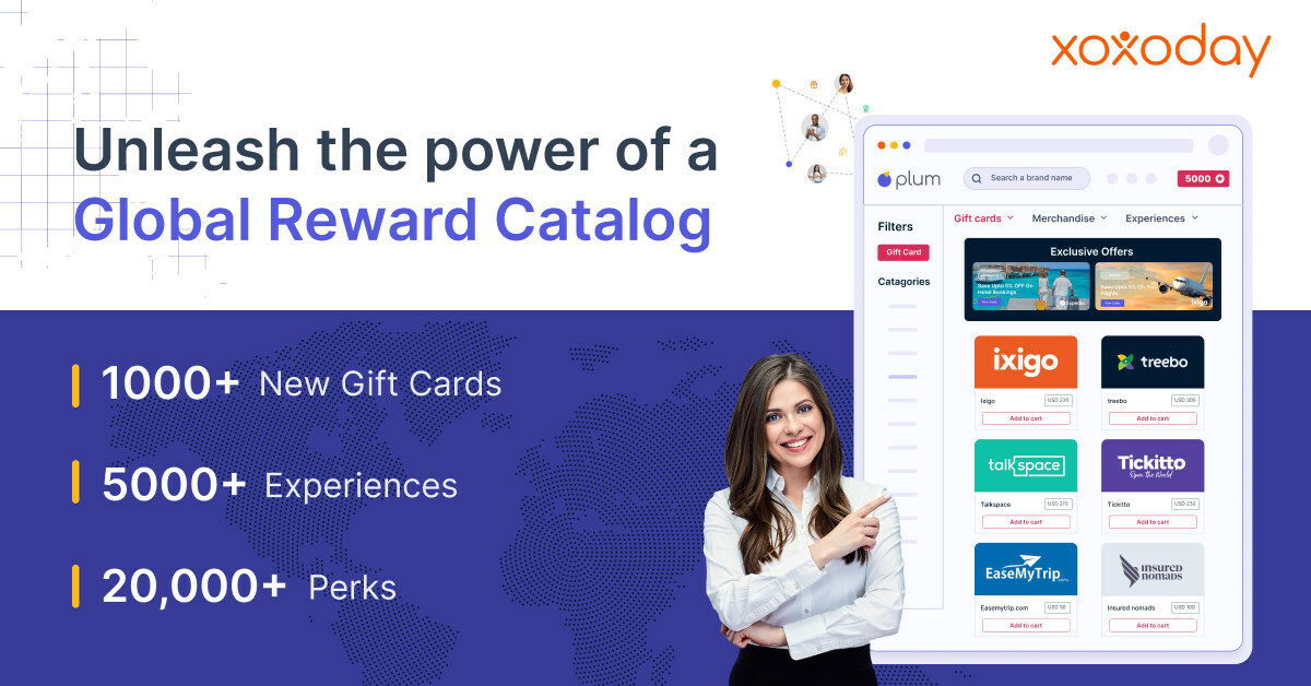 Xoxoday Strengthens Its Global Reward Catalog, Introducing 26,000+ New Offerings across Gift ...