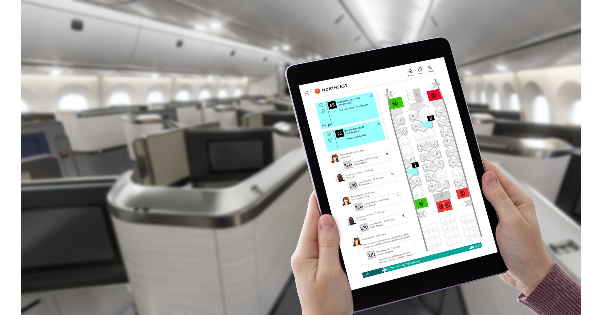 Collins Aerospace's InteliSence™ intelligent cabin wins a Crystal Cabin ...
