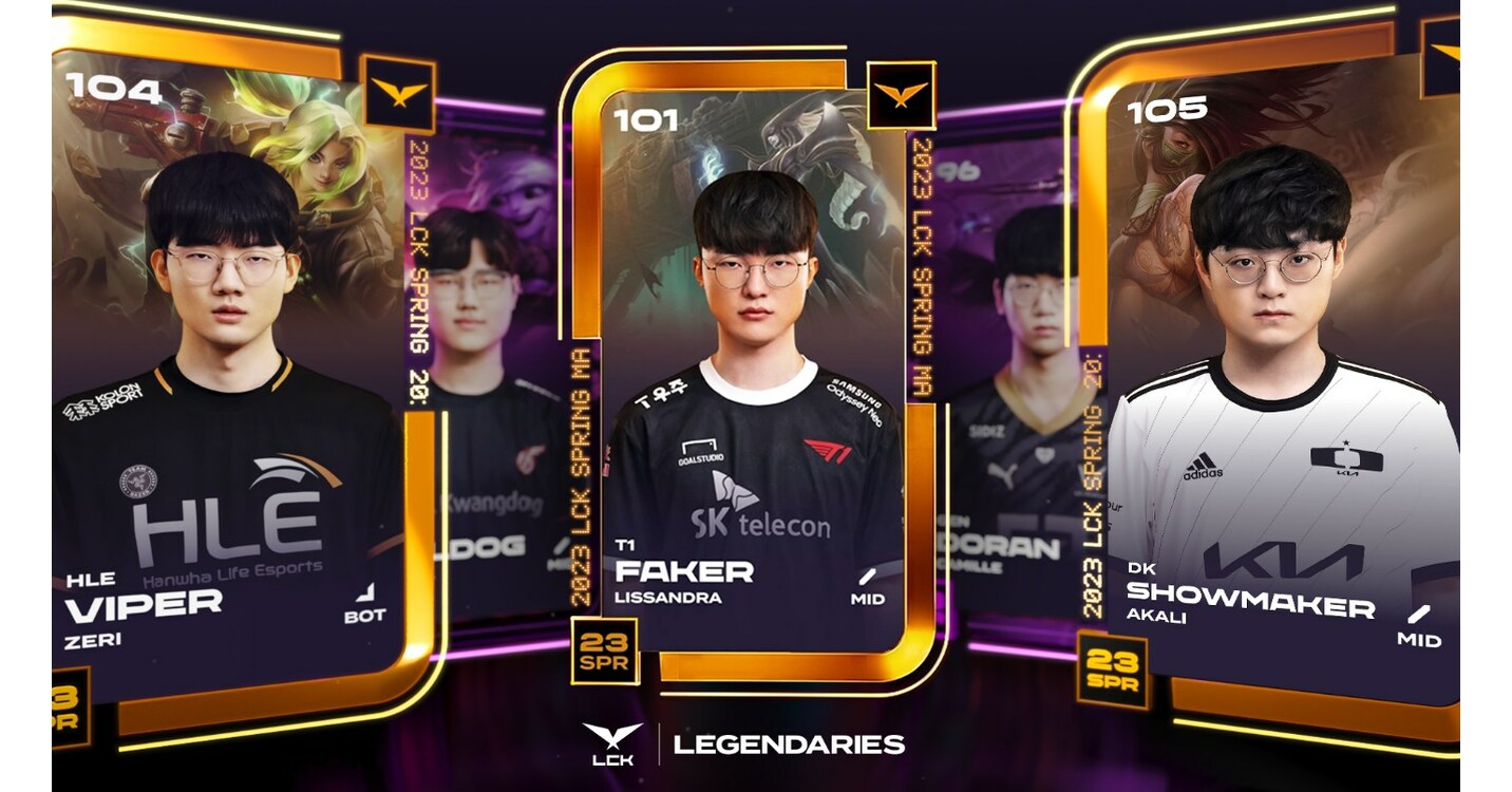 Global Launch of 'LCK Legendaries' The First Official Digital ...