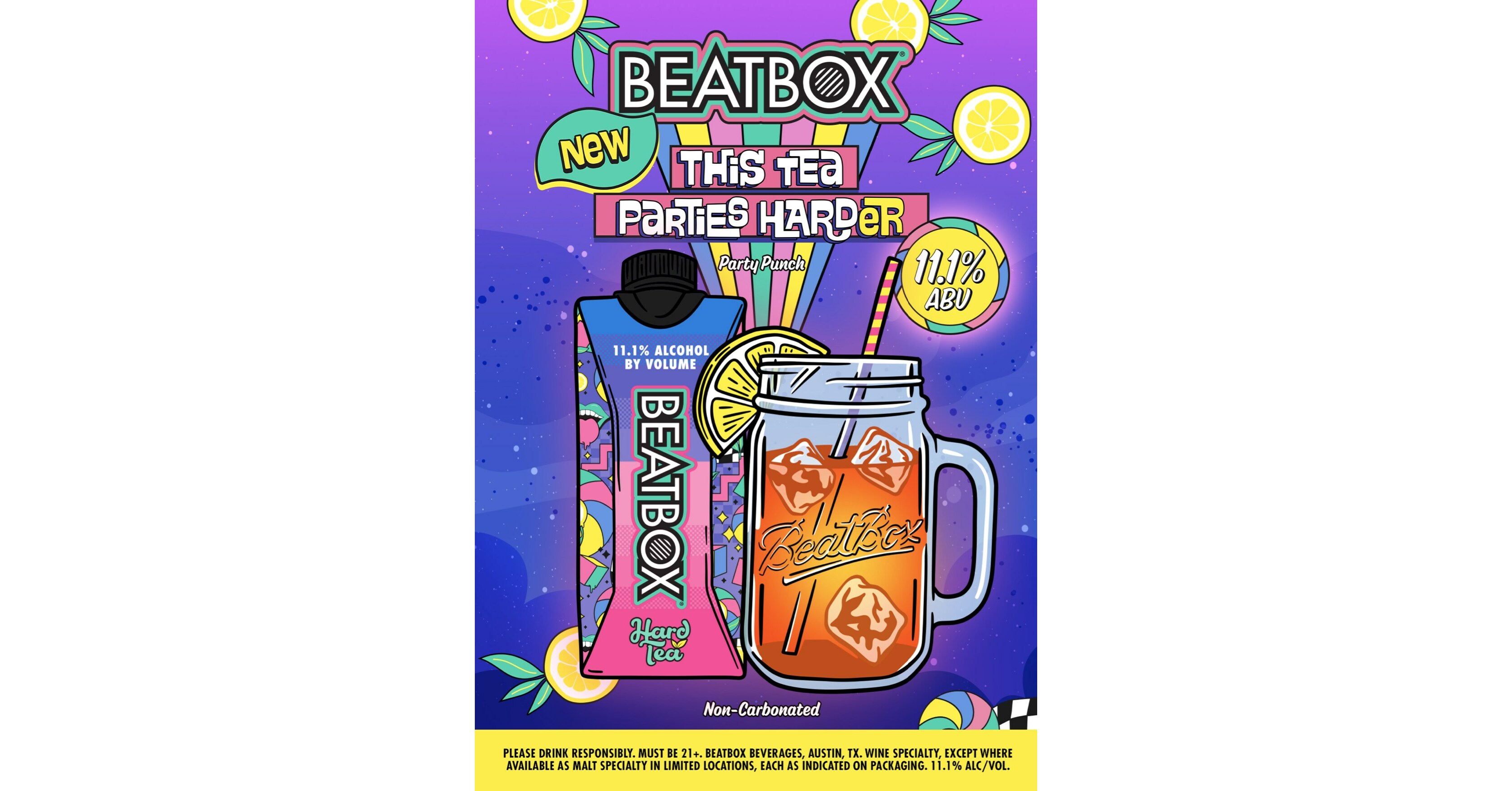 BeatBox Beverages ParTEAs Harder with Nationwide Hard Tea Launch