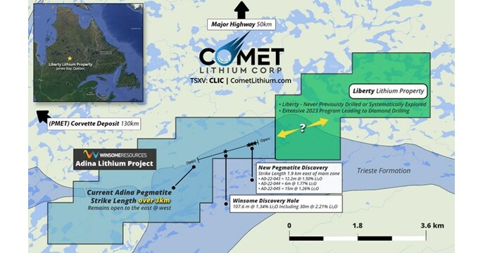 COMET LITHIUM NOW TRADING UNDER SYMBOL "CLIC" ON TSX VENTURE EXCHANGE