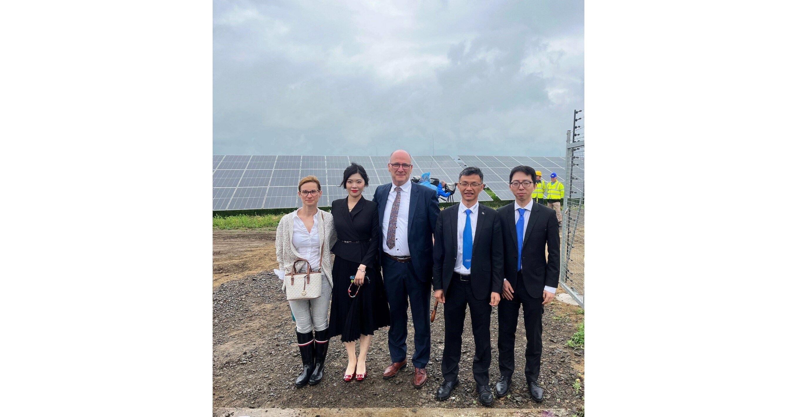 Risen Energy attends the opening ceremony of Mezőcsát Solar Power Plant ...