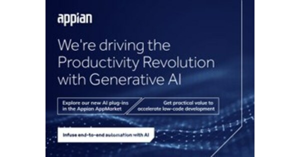 Appian Drives Productivity Revolution with Generative AI Strategy and ...