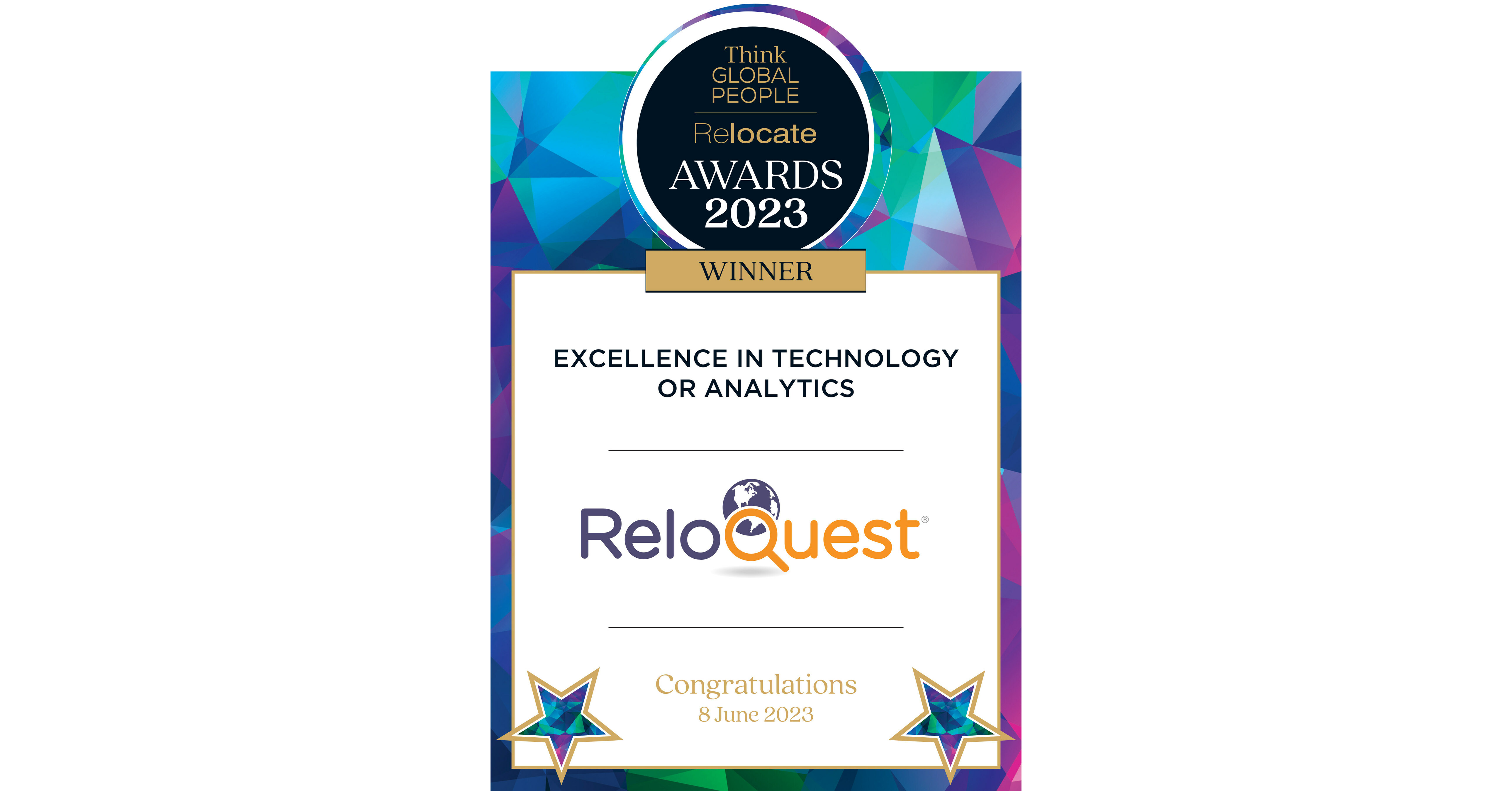 ReloQuest Inc. Triumphs with Best Technological Innovation, Corporate Support Award at the 2023 ...