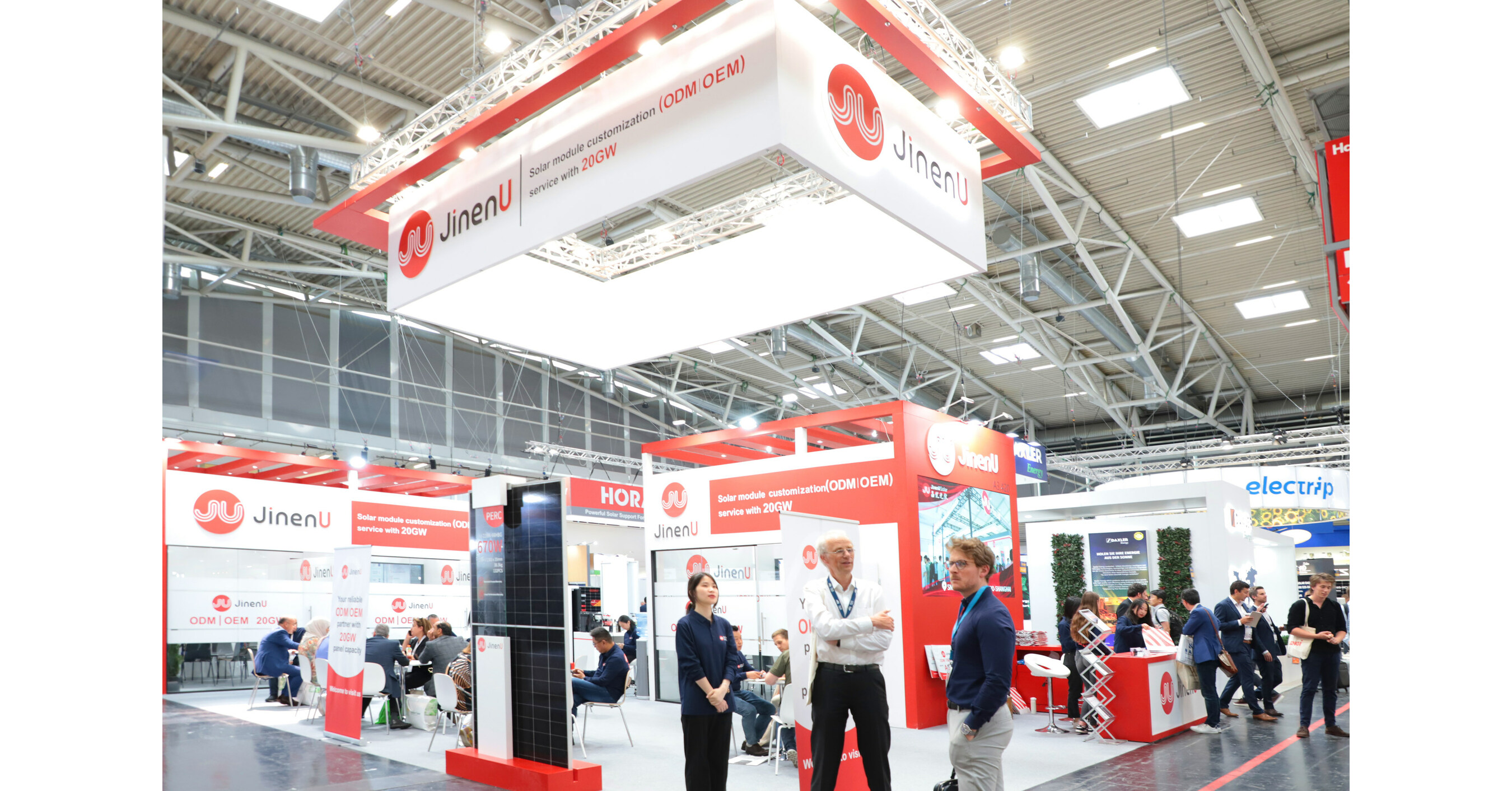JinenU Solar debuts at Intersolar Europe: Innovative module ...