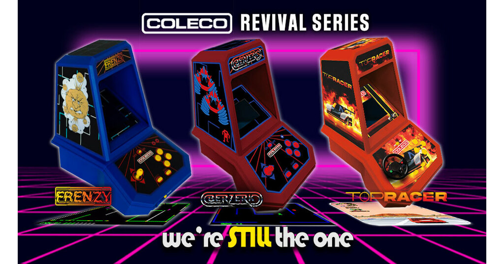 COLECO Unveils Revival Series: Mini Arcade Machines that Bring Back the ...