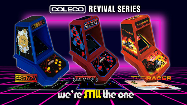 COLECO Unveils Revival Series: Mini Arcade Machines that Bring Back the ...