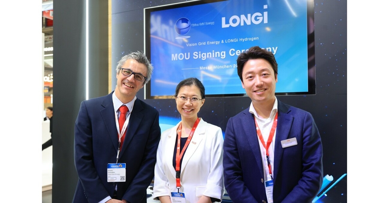 LONGI HYDROGEN AND VISION GRID ENERGY JOIN HANDS IN LANDMARK AGREEMENT