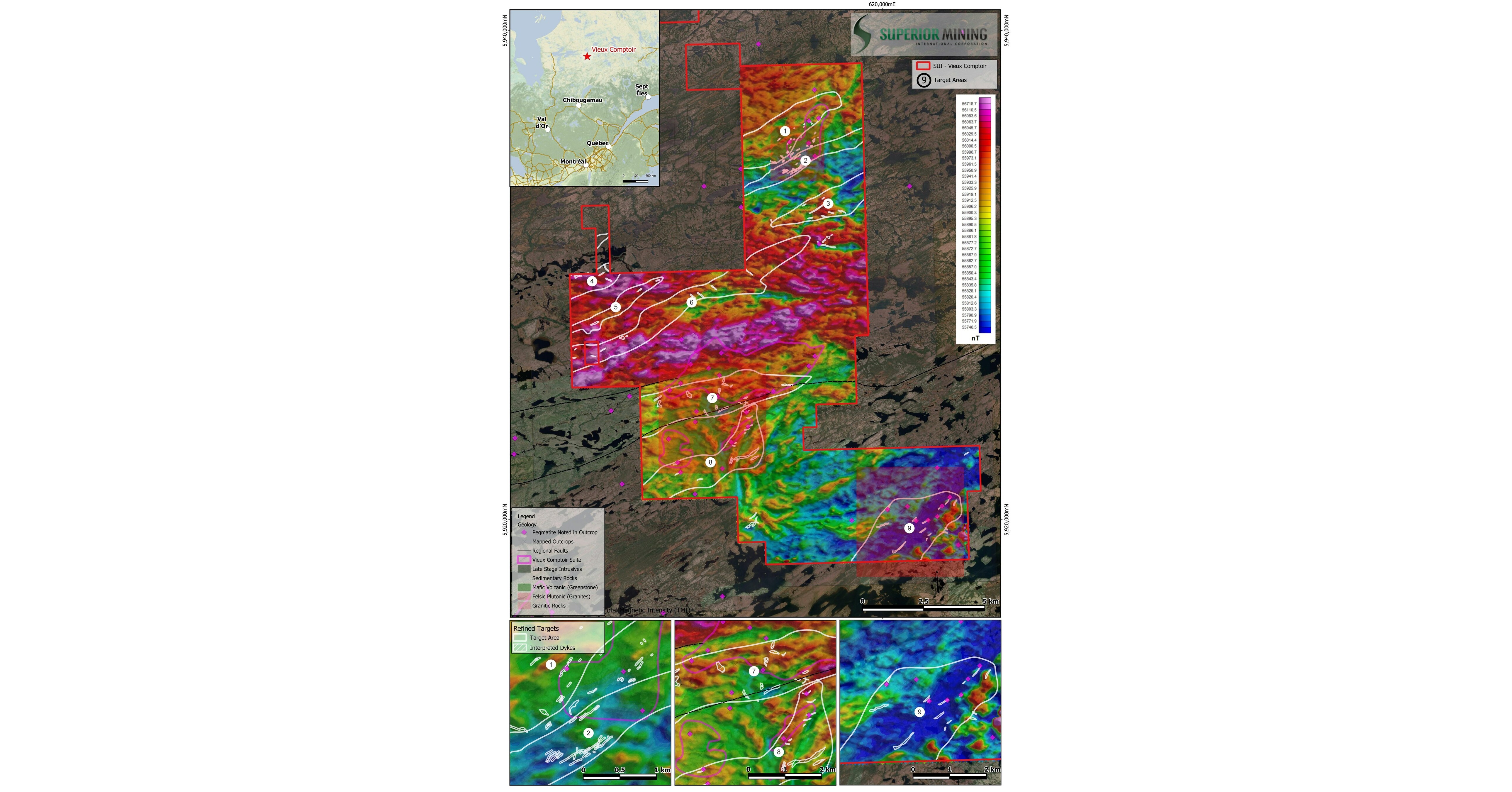 Superior Mining International Corp. Receives Survey Results and ...