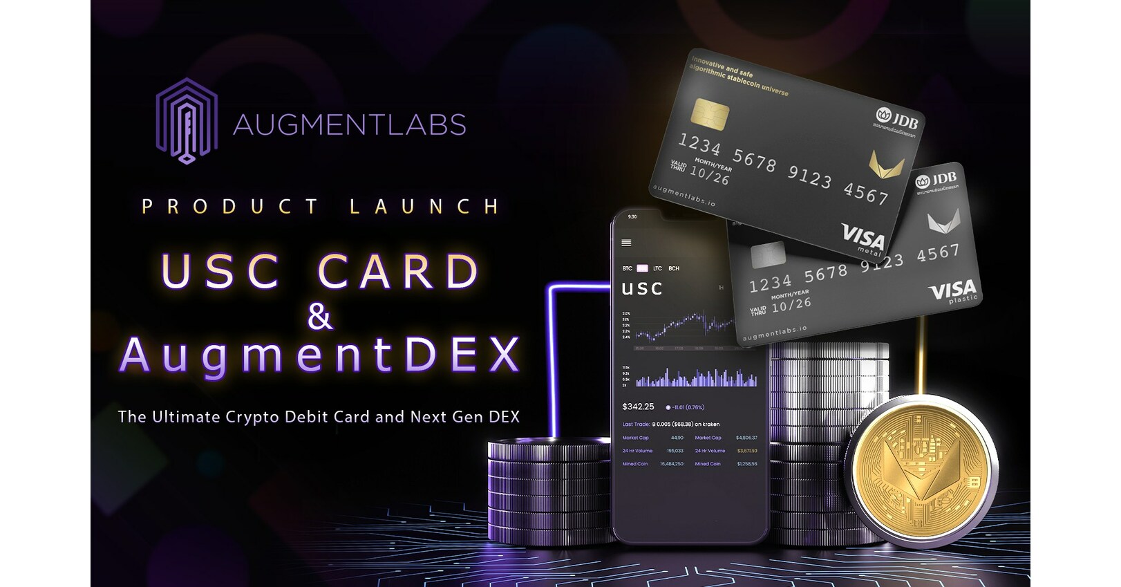 AugmentLabs DAO launches AugmentDEX and USC Visa Debit Card to provide ...