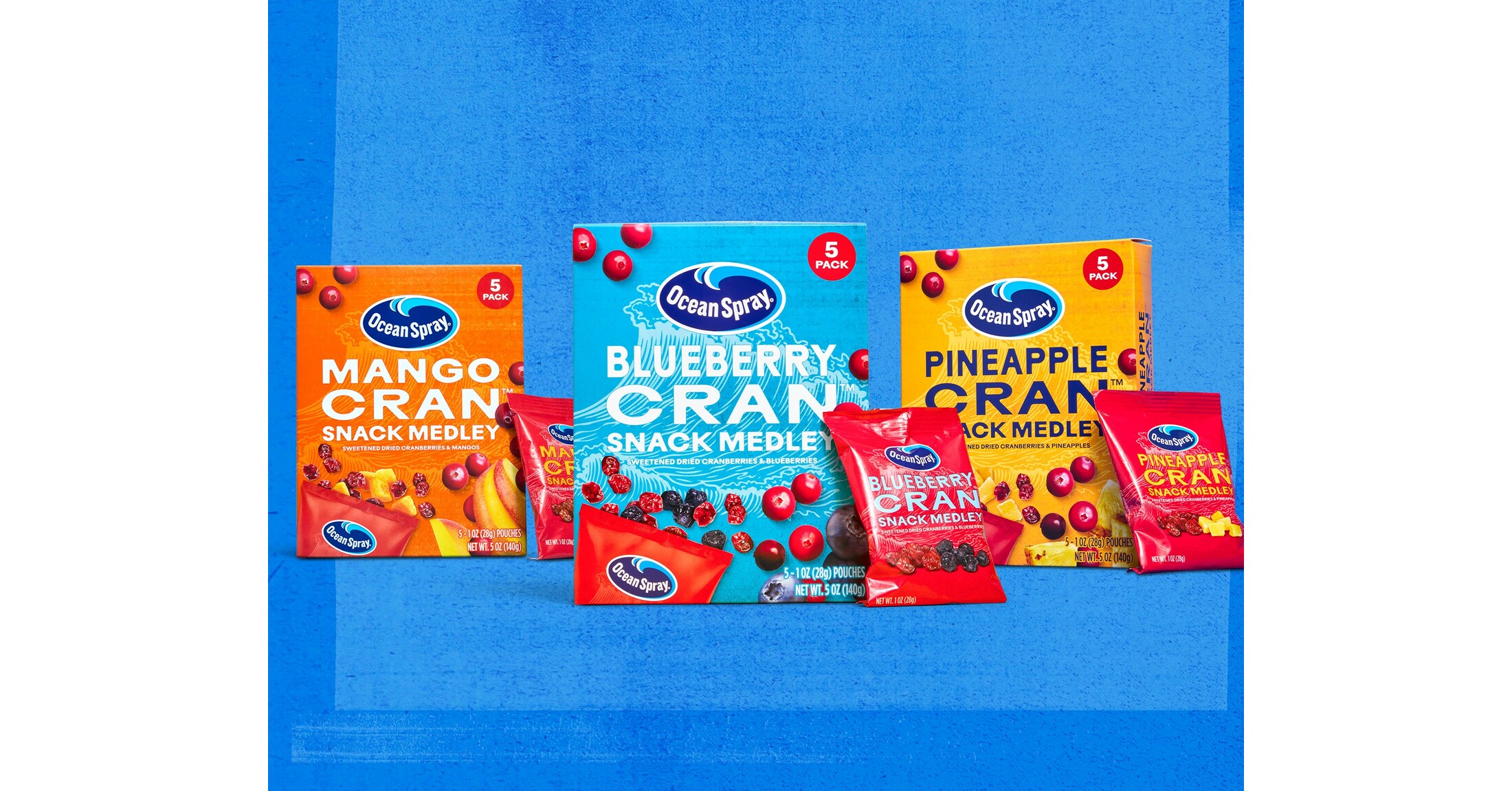 Ocean Spray Introduces Snack Medley, a Perfectly Paired Dried Fruit Mix ...