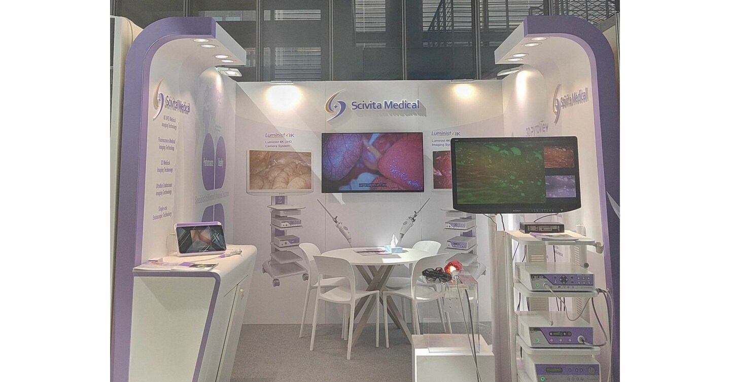 Scivita Medical's 4K UHD Fluorescence Imaging System showcased at EAES 2023