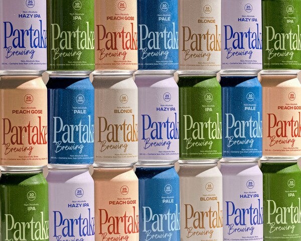 Non-Alcoholic Beer Brand Partake Brewing Unveils a New Visual Identity