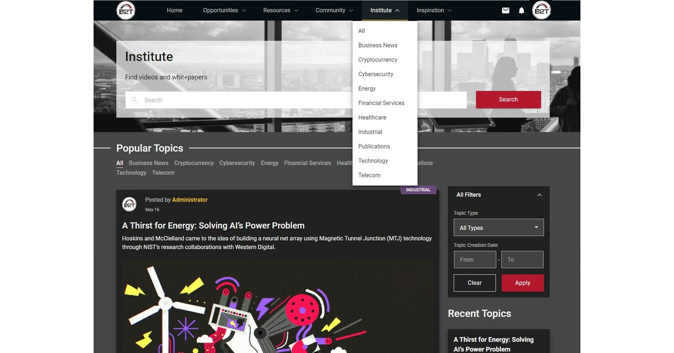 Bridge 2 Technologies Launches Private Platform to Build a Global ...