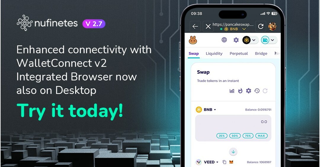 Nufinetes Digital Wallet Integrates Desktop Browser for Simple and ...