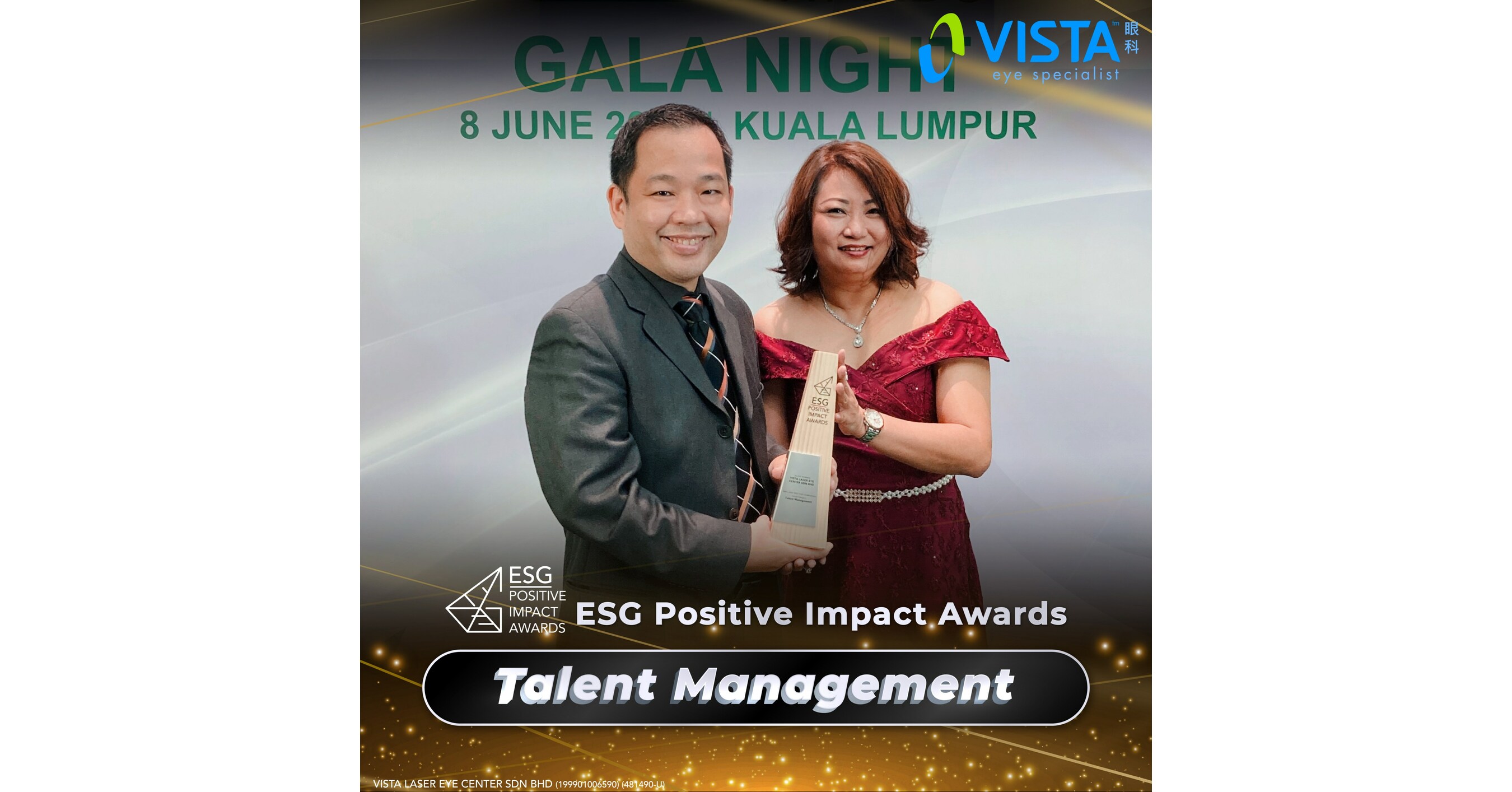 VISTA Eye Specialist Wins ESG Positive Impact Awards