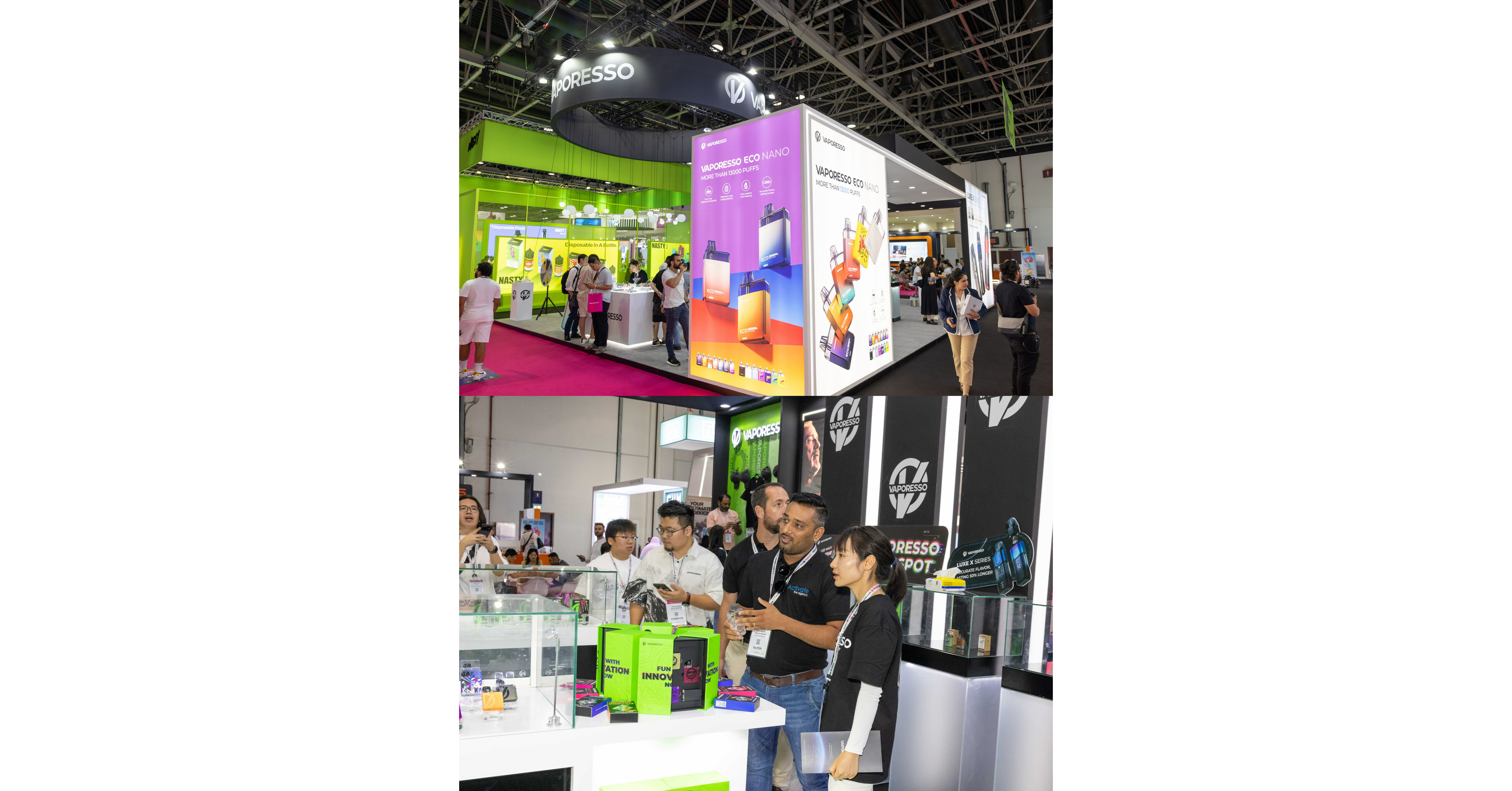 VAPORESSO Displays Strong Innovation Power at World Vape Show in Dubai